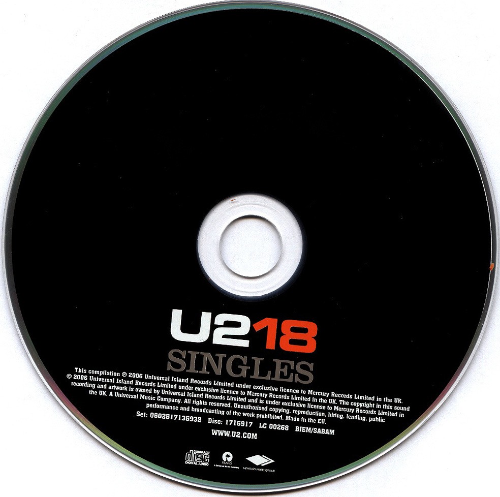 U2 18 Singles : DVD | DVD Covers | Cover Century | Over 1.000.000 Album ...
